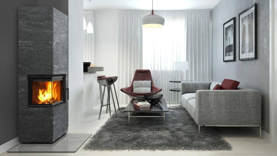 Tulikivi Jokka - ľahká mastencová krbová pec | talc.sk